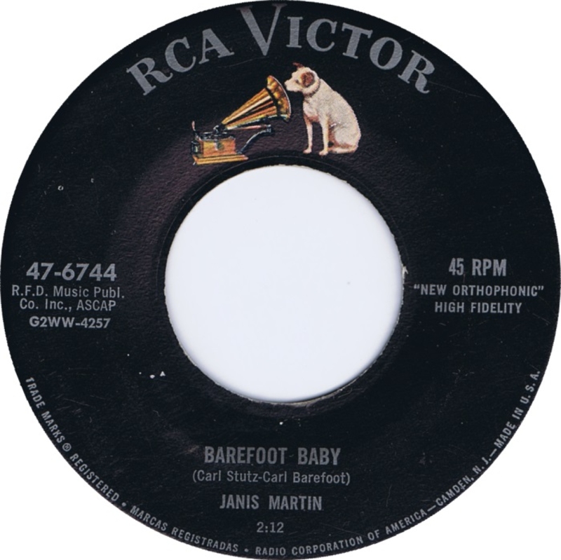 Barefoot Baby – Janis Martin - Vintage Rock